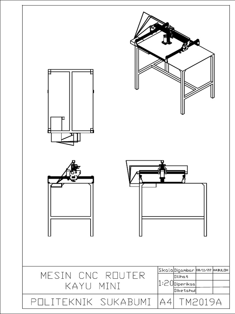 Tugas Akhir CNC Router Kayu Mini 2 | PDF