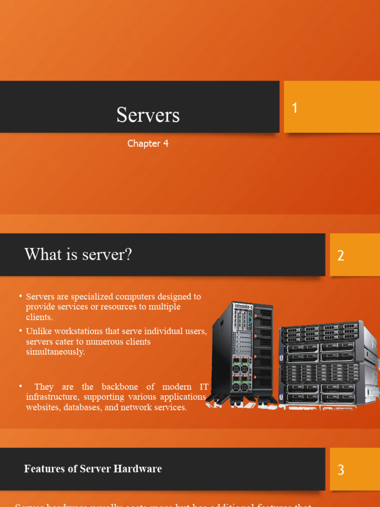 Servers | PDF | Operating System | Server (Computing)