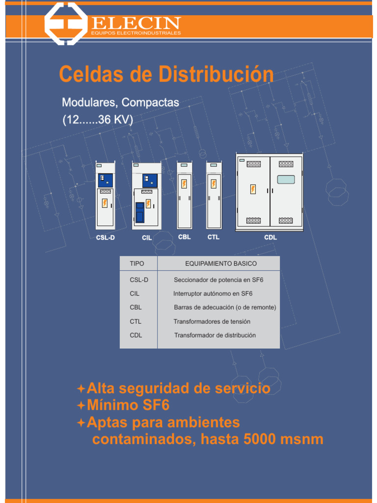 Catalogo de Celdas | PDF | Transformador | Fusible (Eléctrico)