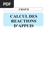 CALCULS DES REACTIONS D'APPUIS - Copie | PDF | Mécanique | Physique