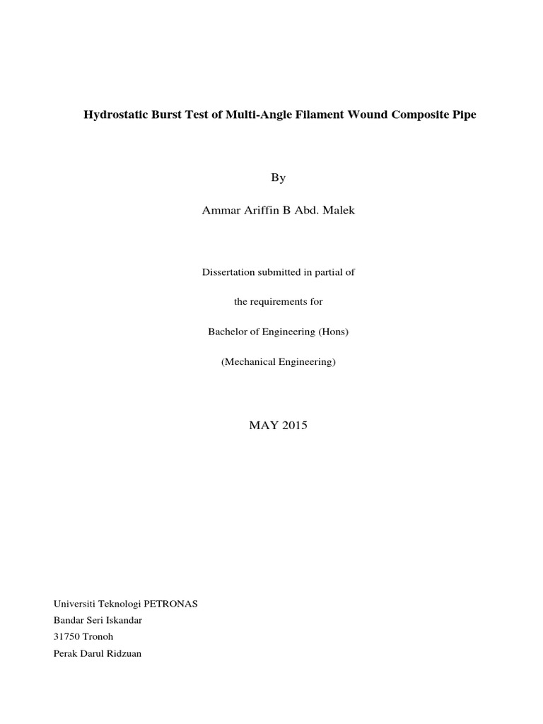 Fyp Dissertation | PDF