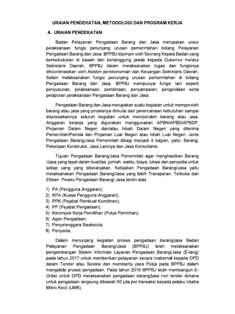 17c. Metodelogi Dan Program Kerja Scan | PDF