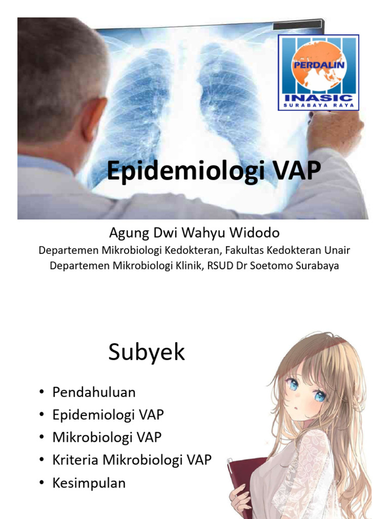 ADW Presentasi - Epidemiologi VAP Hippi 2023 | PDF | Pneumonia | Hospital Acquired Infection