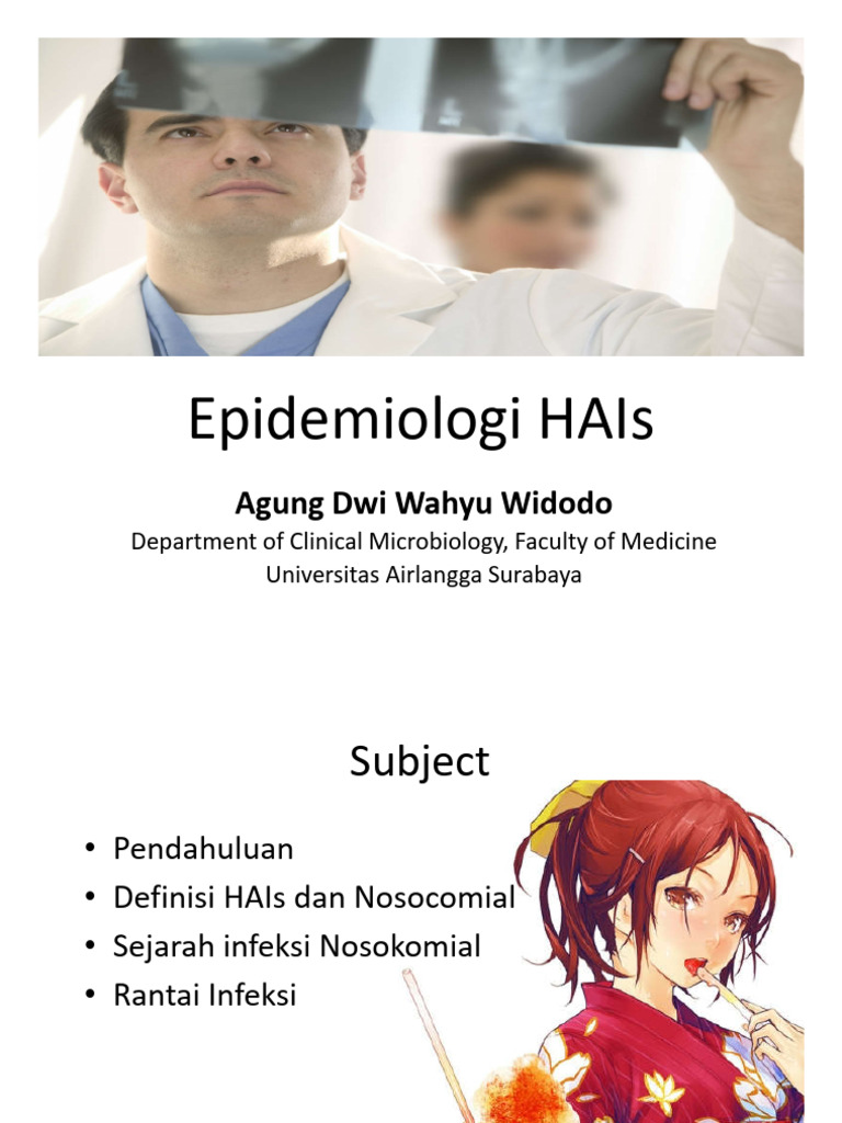 ADW Presentasi Pengantar Epid HAIs 15 Oktober 2022 PPI Lanjut | PDF | Sains & Matematika