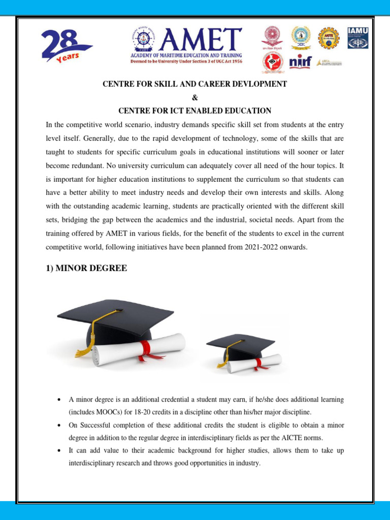 Minor-Degree-CDC | PDF | Massive Open Online Course | Educational ...