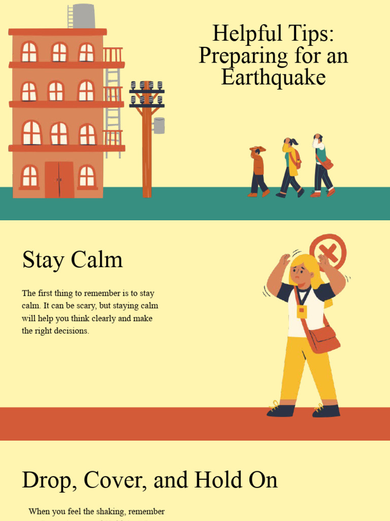 Earthquake Emergency Response Presentation | PDF