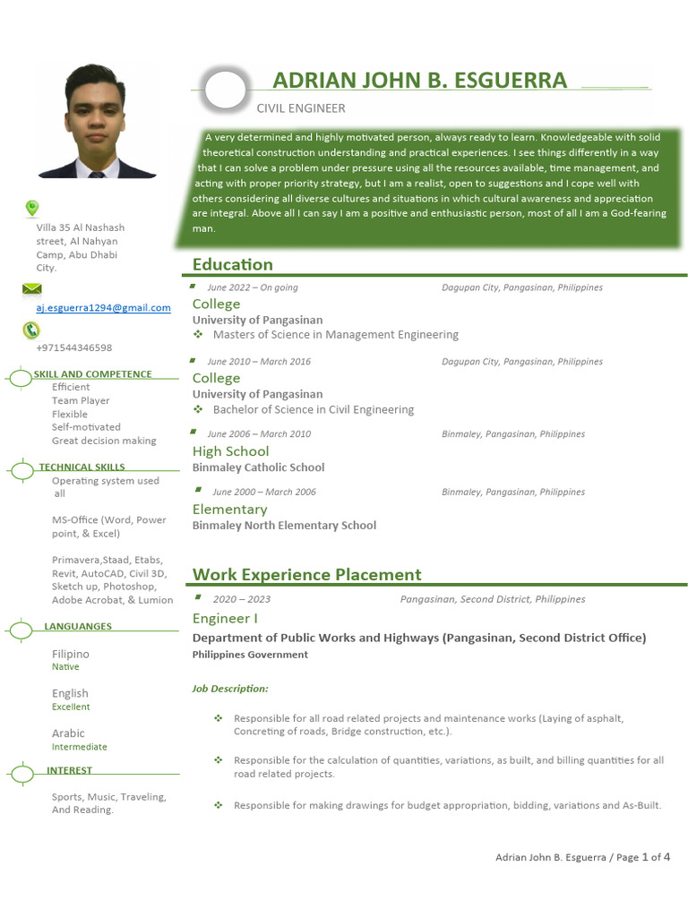 Engr.-Adrian-Esguerra-1 2 | PDF