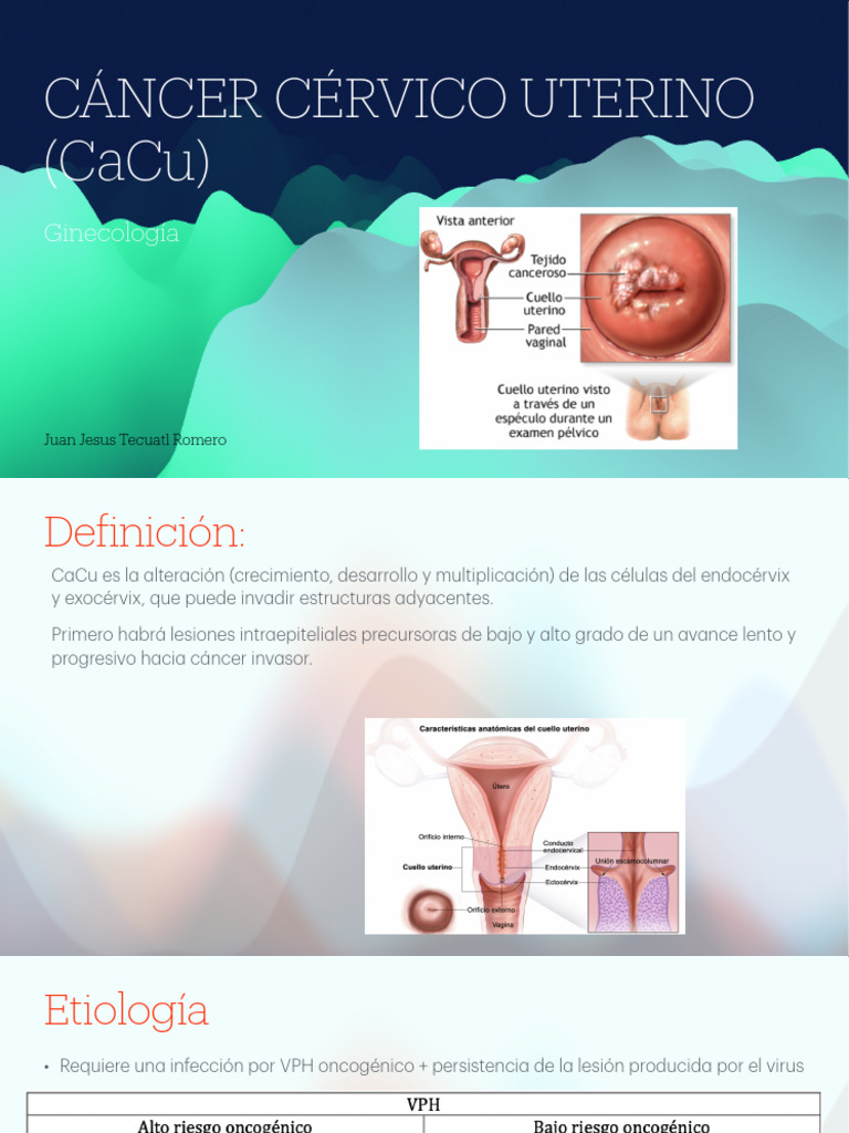 Cáncer Cérvicouterino Original | PDF | Cáncer de cuello uterino | Microbiología