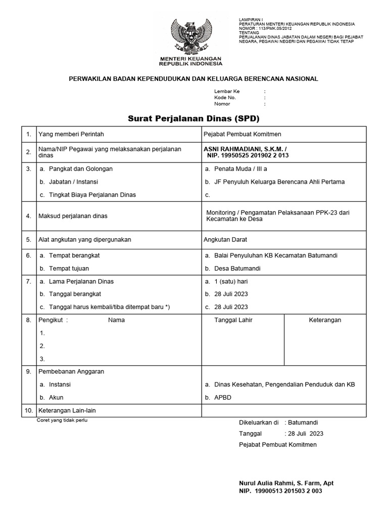 Excel SPPD SPJ Dropping | PDF