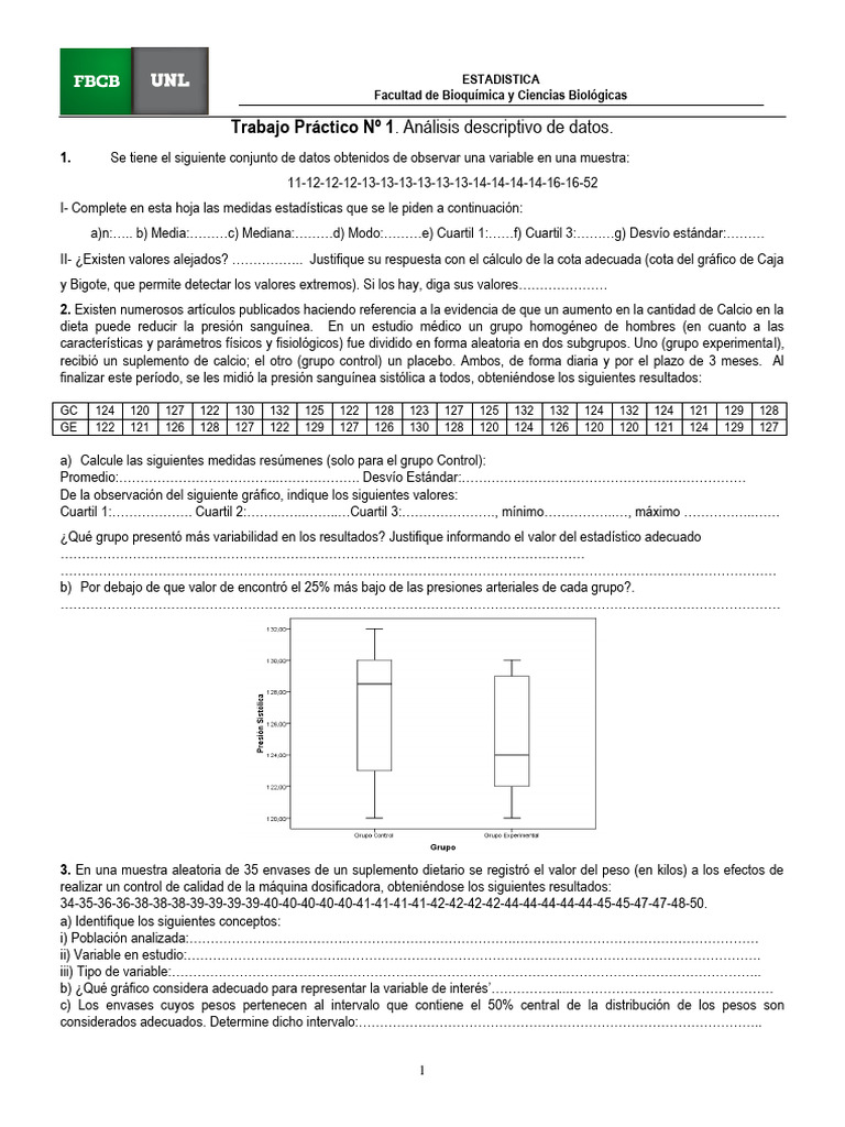 TP N1 Manejo de Datos | PDF | Métodos y materiales de enseñanza