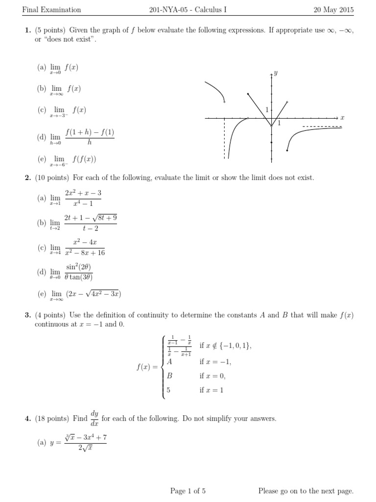 201-NYA-05-may2015 | PDF | Mathematical Analysis | Mathematics