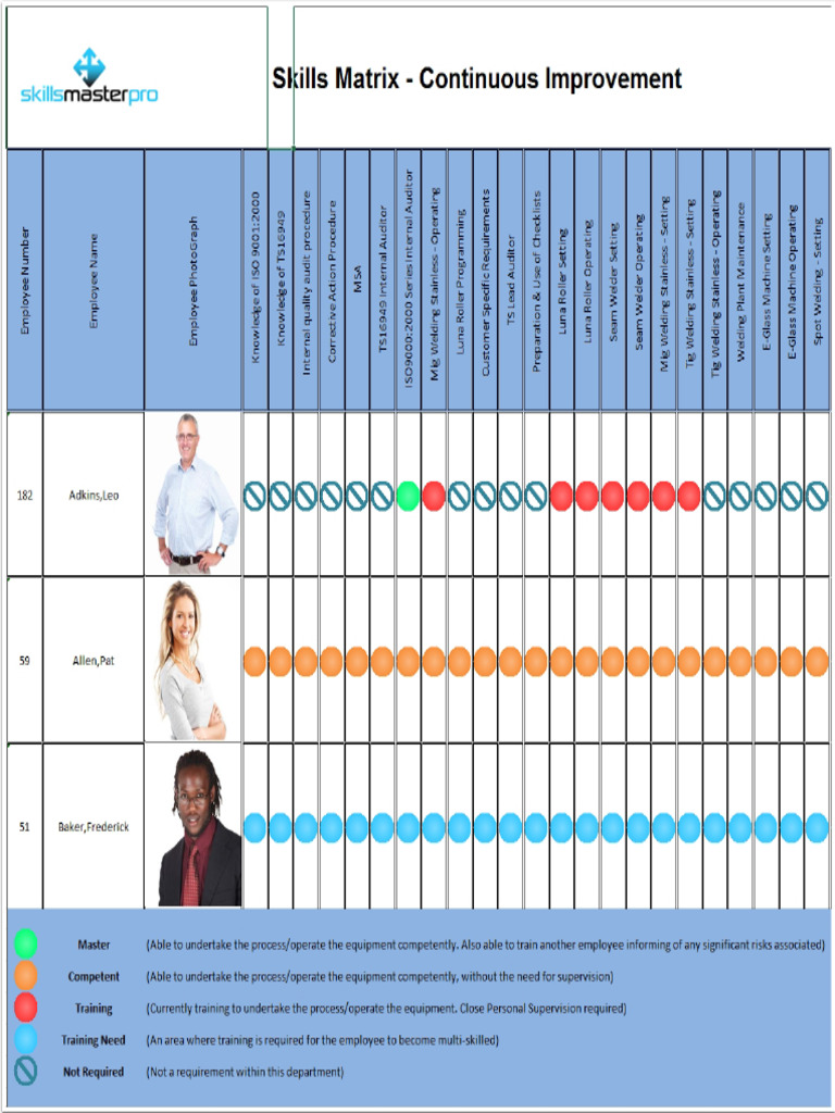 Training Online Competency Matrix Management System | PDF