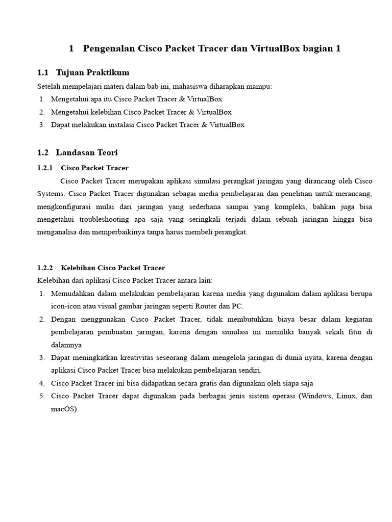 Modul 1 CPT & VirtualBox | PDF