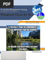 RA 8749 The Philippines Clean Air Act of 1999 | PDF | Particulates ...