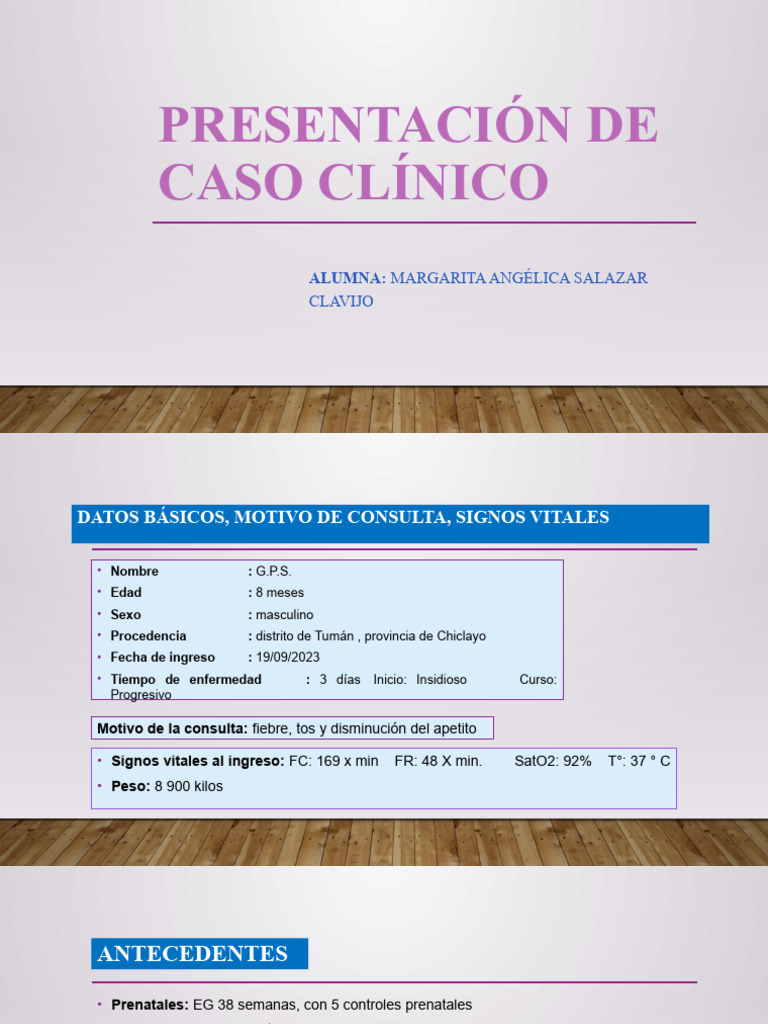 Presentación de Caso Clínico | PDF