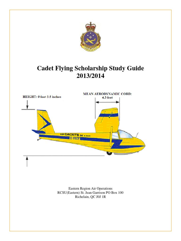 Cadet Flying Scholarship Study Guide 2013 2014 Eng | Download Free PDF ...