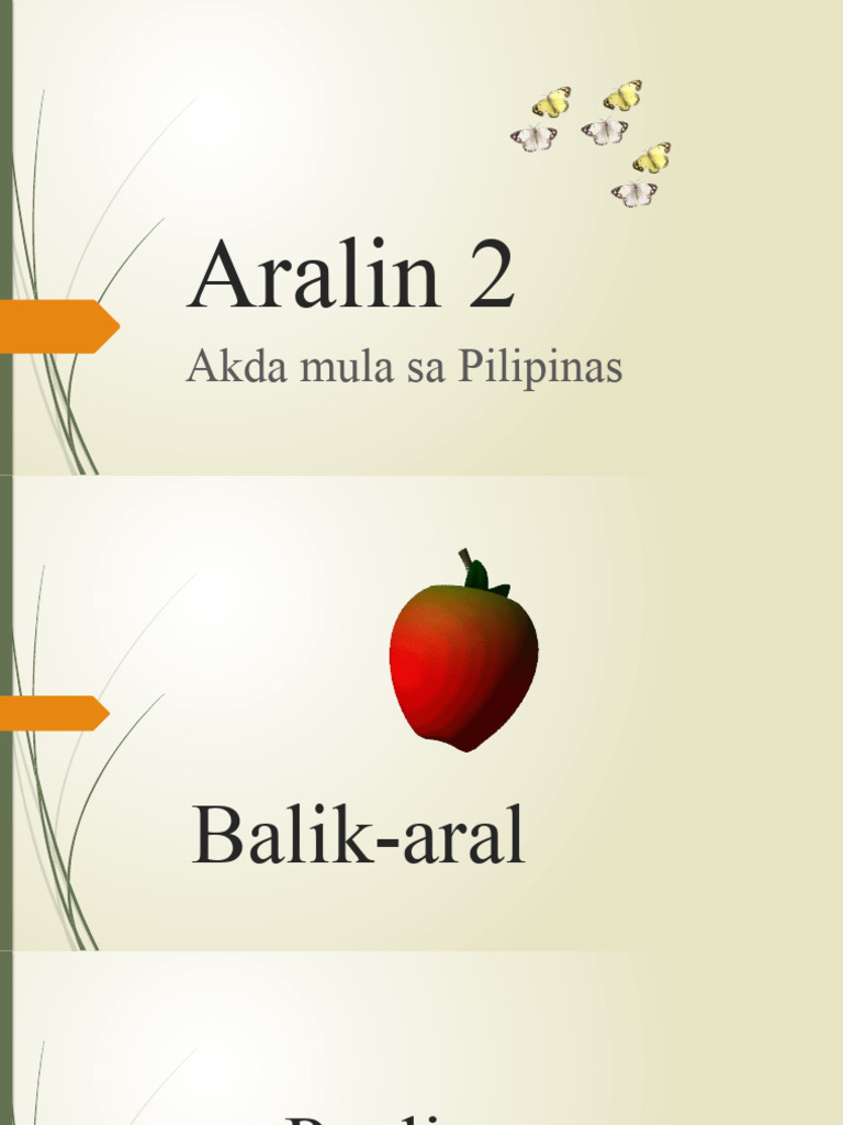 Aralin 2 | PDF