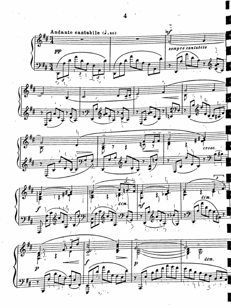 Rachmaninov Prelude 5 y 6 Op23 | PDF