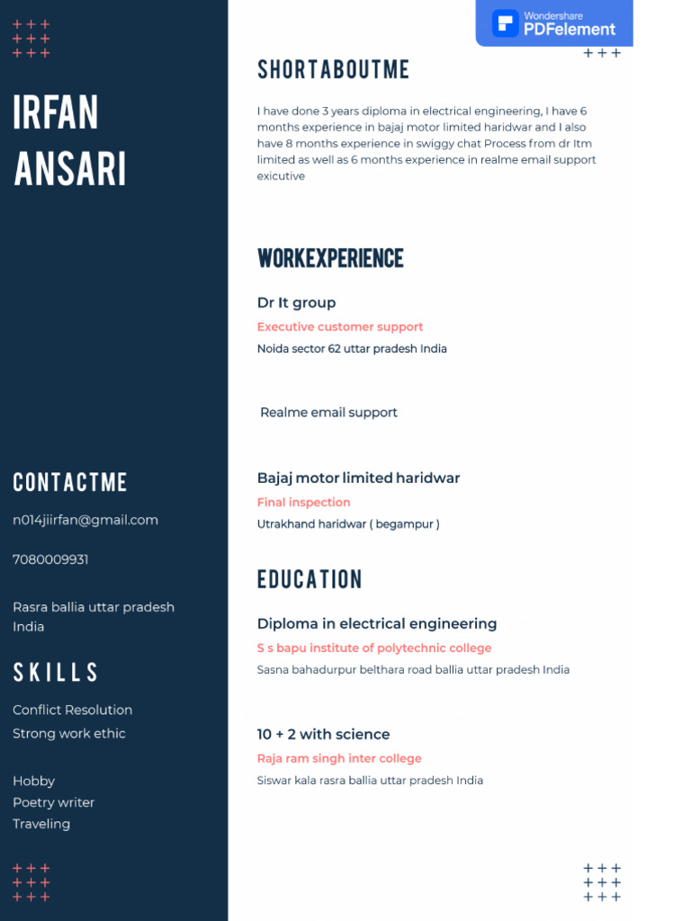 my resume | PDF