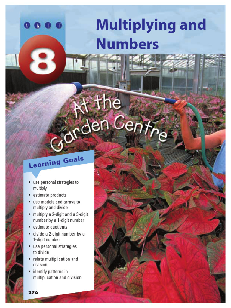 Math Makes Sense 4: Unit 8 - Multiplying & Dividing Larger Numbers | PDF