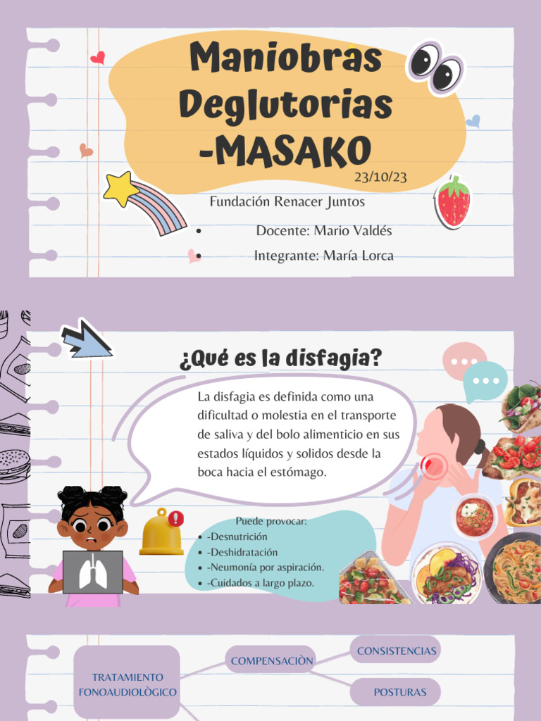 Maniobra deglutoria de Masako | PDF