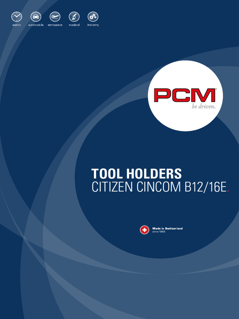 b12 b16 Citizen PCM Catalogue 11.2023 | PDF | Machine Tool | Metalworking