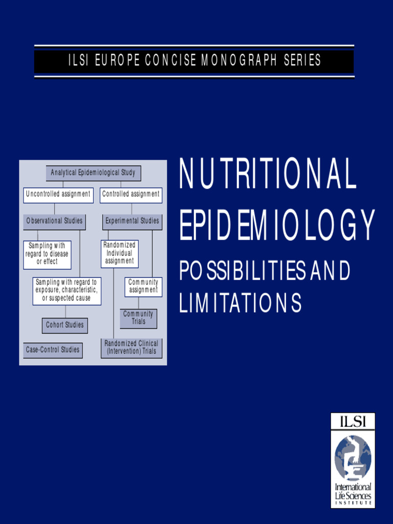 Nutritional Epidemiology ILSI | PDF | Epidemiology | Cancer