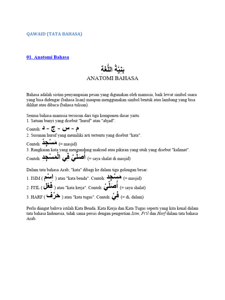 Bahasa Arab | PDF | Seni & Disiplin Bahasa