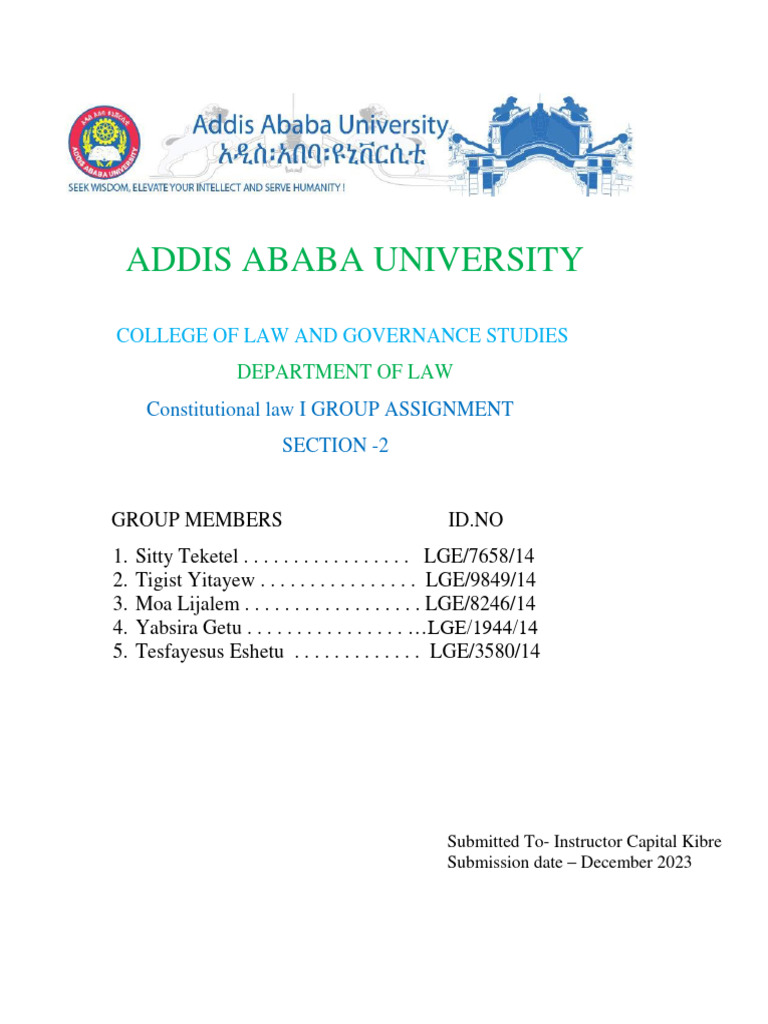 Constitutional Law-I ASSIGNMENT 2 | PDF | Constitution | Legislature