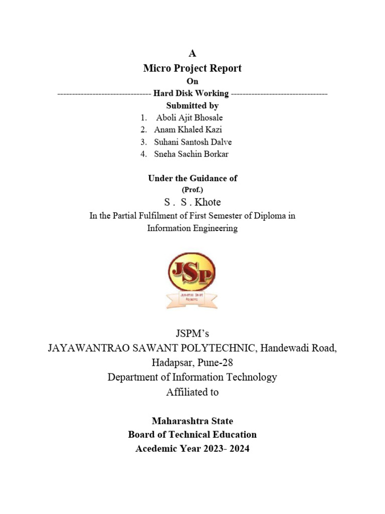 Workshop Practice Project | PDF