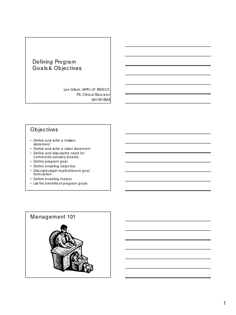 LG Mission Vision Goals Obj | PDF | Goal | Central Intelligence Agency