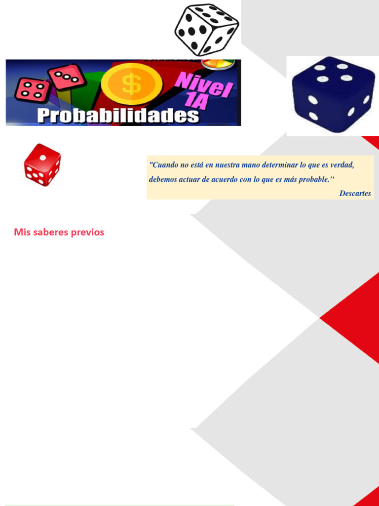 Sesion 14 Probabilidades | PDF