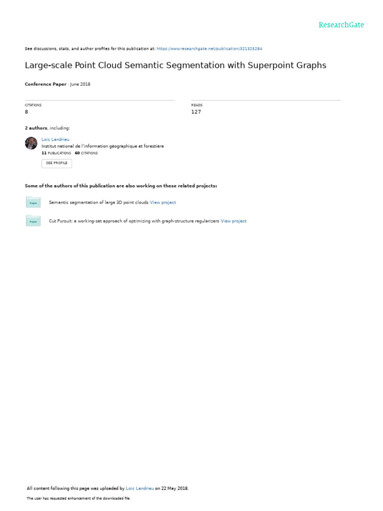 3D Point Cloud Segmentation Advances | PDF | Image Segmentation | Algorithms
