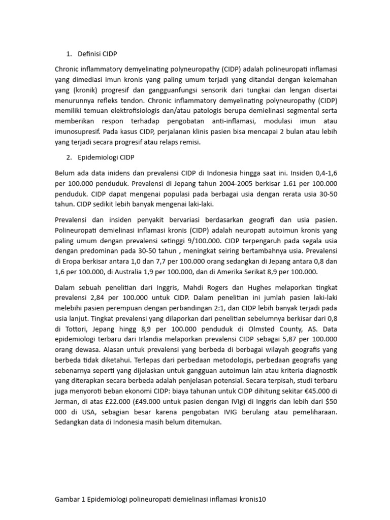 Definisi CIDP | PDF