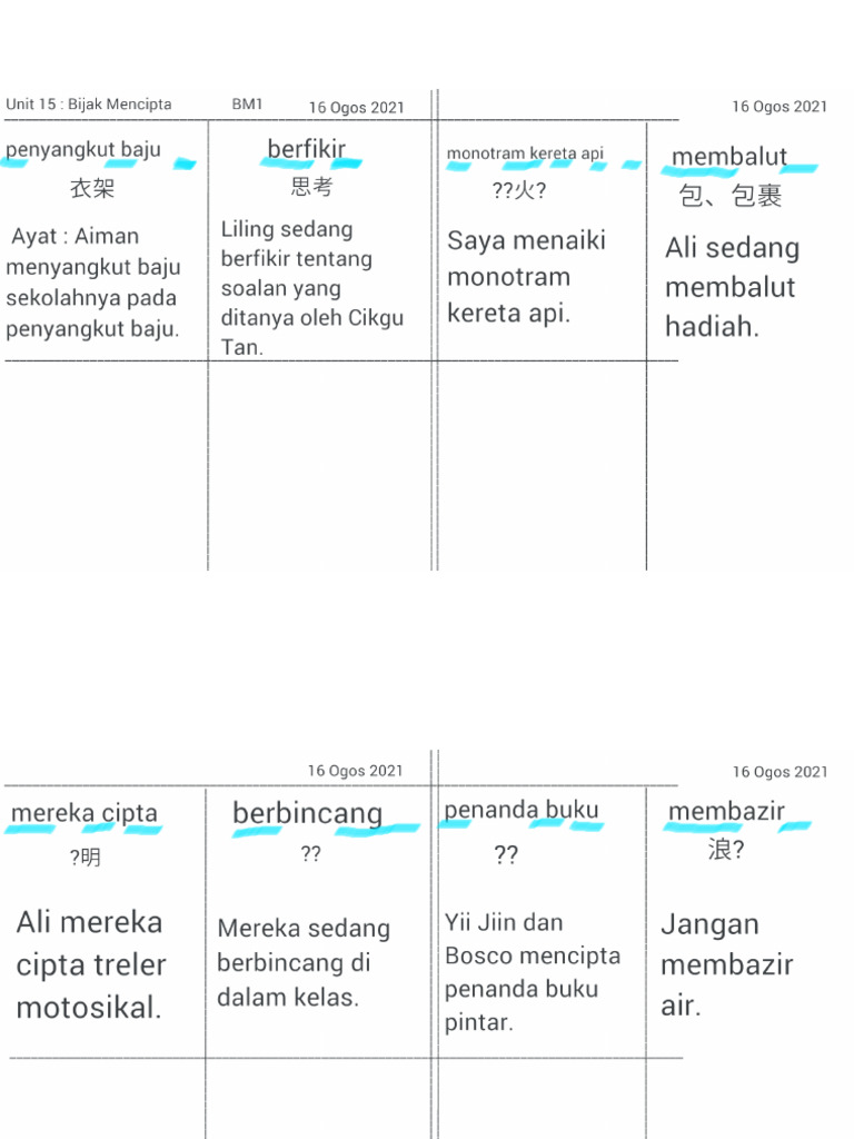 Kosa Kata THN 2 | PDF