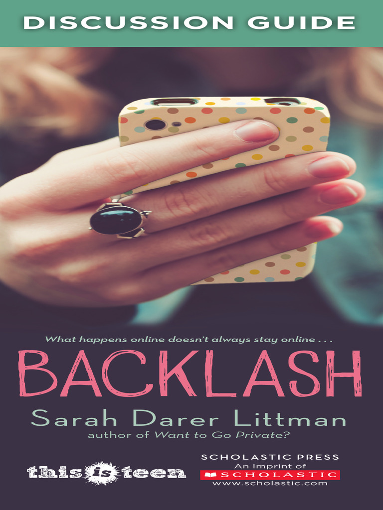Backlash Discussion Guide | PDF | Cyberbullying | Bullying