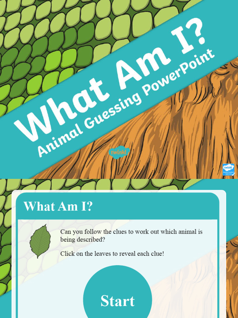 Animal Clue Game for Kids | PDF | Mammals | Domesticated Animals