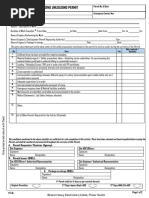 General Work Permit Sample Format | PDF