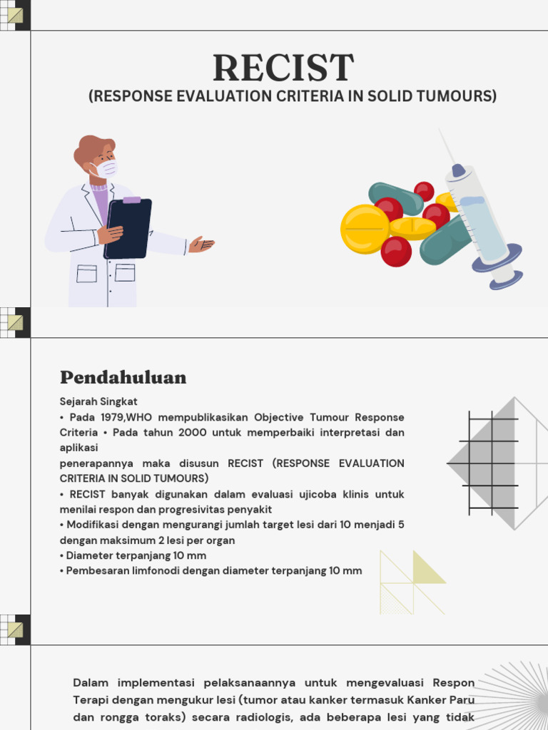 Kriteria RECIST 1.1 untuk Evaluasi Tumor | PDF | Sains & Matematika