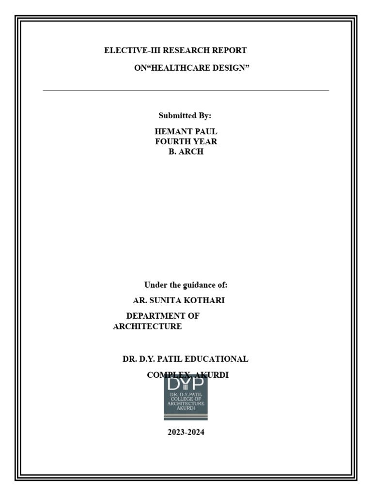 Final Elective Iii - IV Year B - r03 | PDF