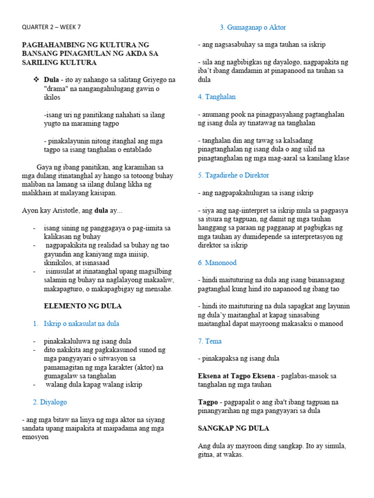 Quarter 2 Week 7 | PDF