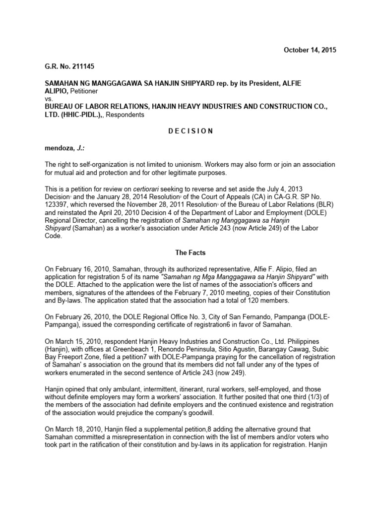 Labor Relation Cases | PDF