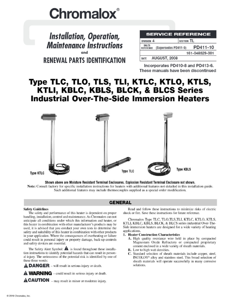 PD411 - Chromalox | PDF