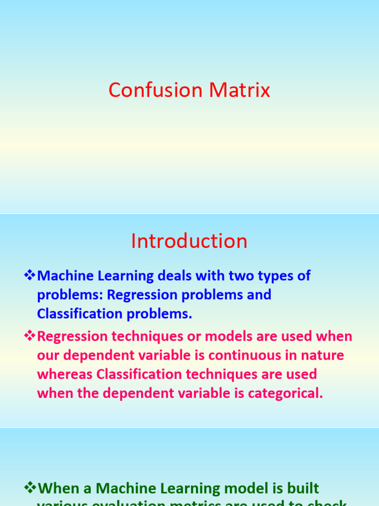 Confusion Matrix | PDF | Sensitivity And Specificity | Accuracy And ...