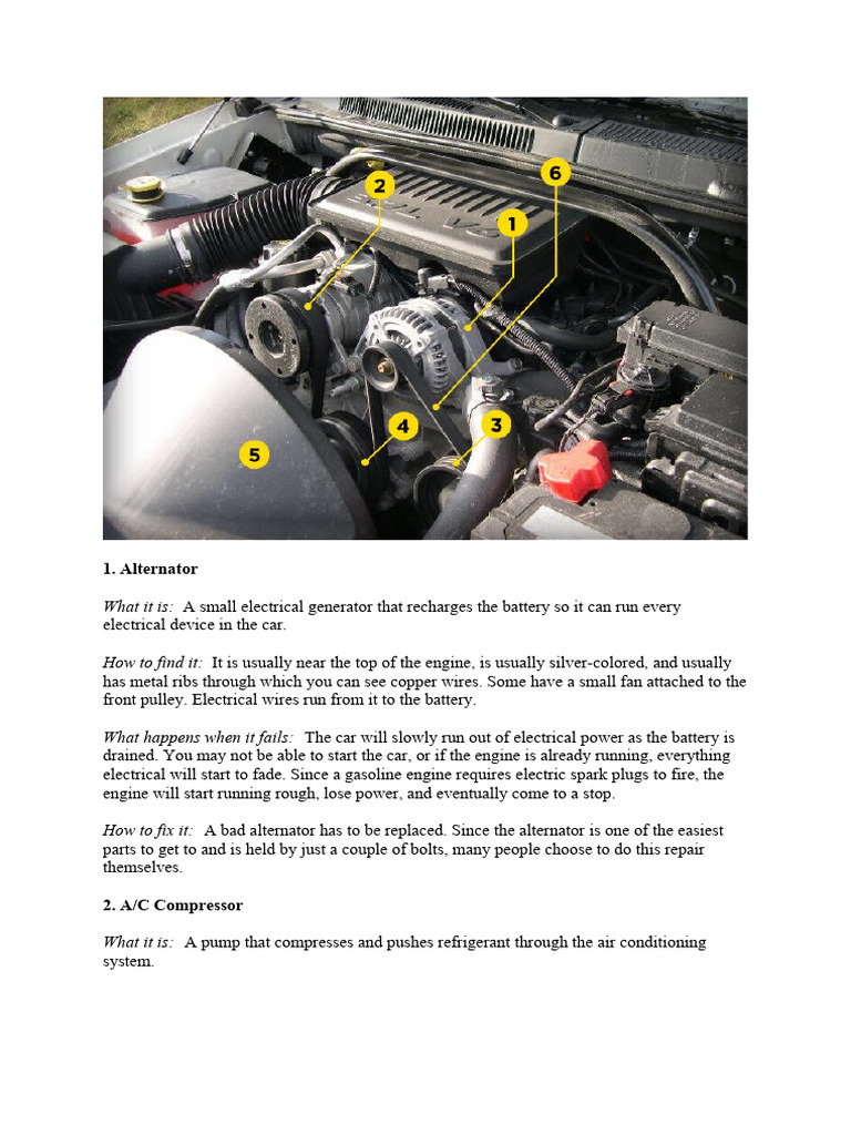 Engine Parts | PDF | Pump | Air Conditioning