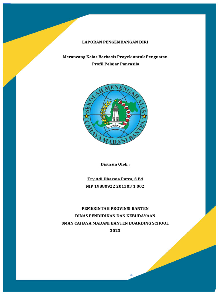 Laporan Pengembangan Diri Diklat | PDF | Karier & Perkembangan | Bisnis
