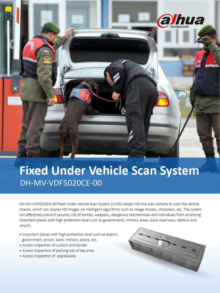 Fixed Under Vehicle Scan System | PDF | Image Scanner | Camera