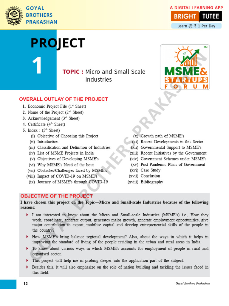 Project Work Economics 12-13-24 - 240103 - 112723 | PDF | Business