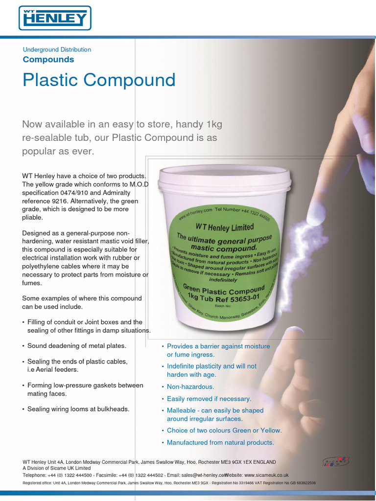 Plastic Compound | PDF | Solubility | Plastic