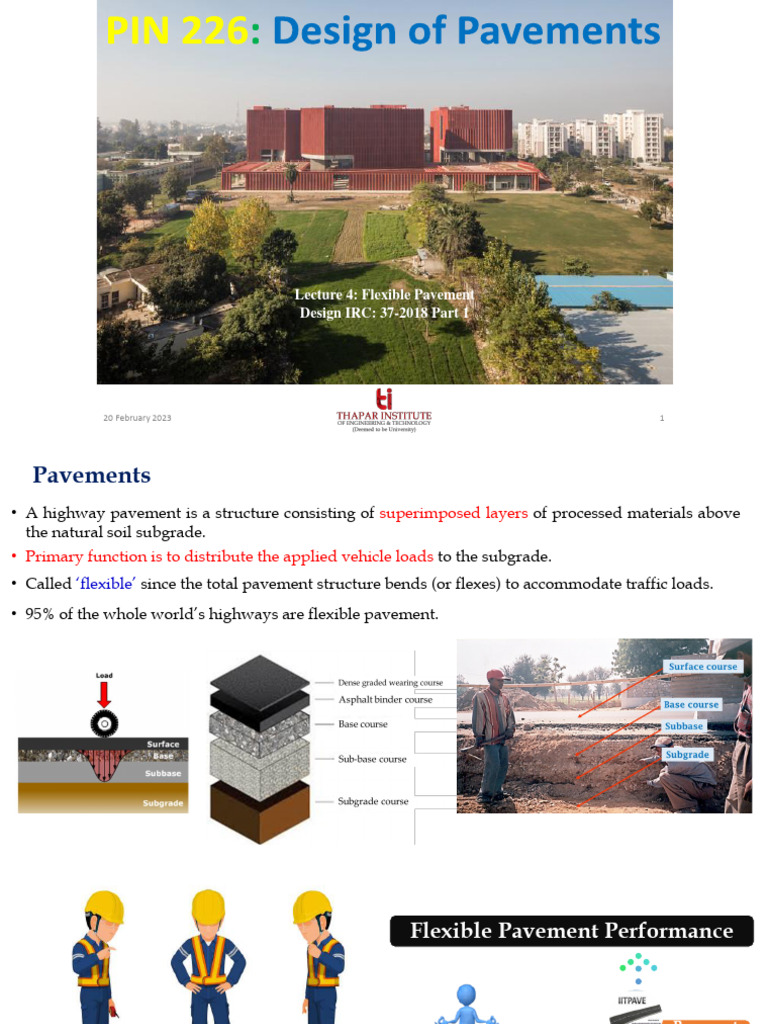 Flexible Pavement Design IRC 37-2018 | PDF